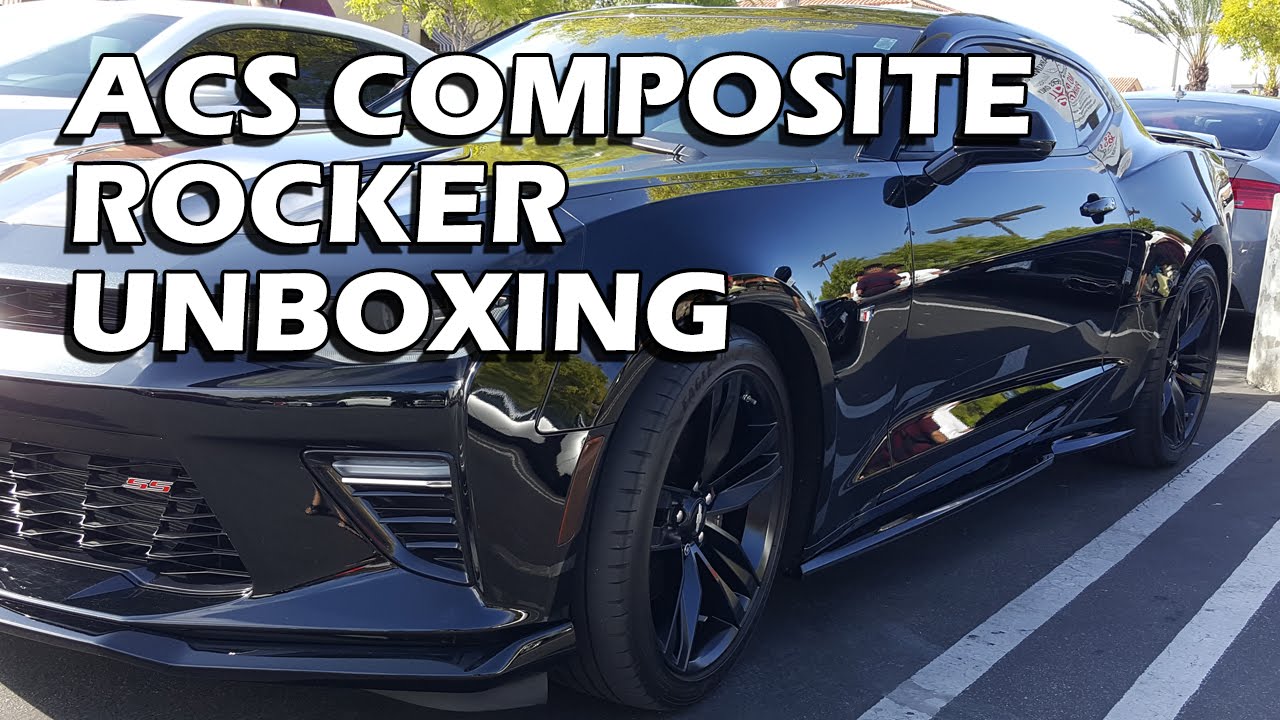 2016/2017 Camaro SS, LT ACS Composite Side Rockers / Side Skirts ...