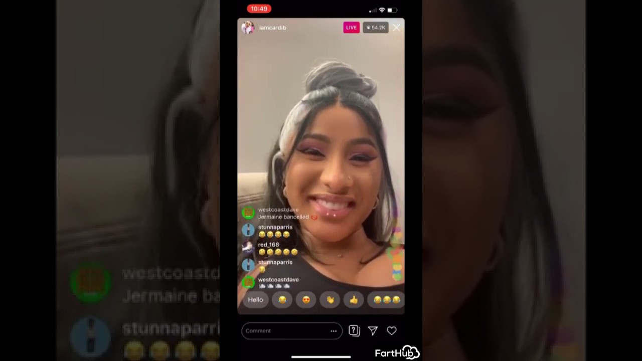 Cardi B rips a loud fart - YouTube