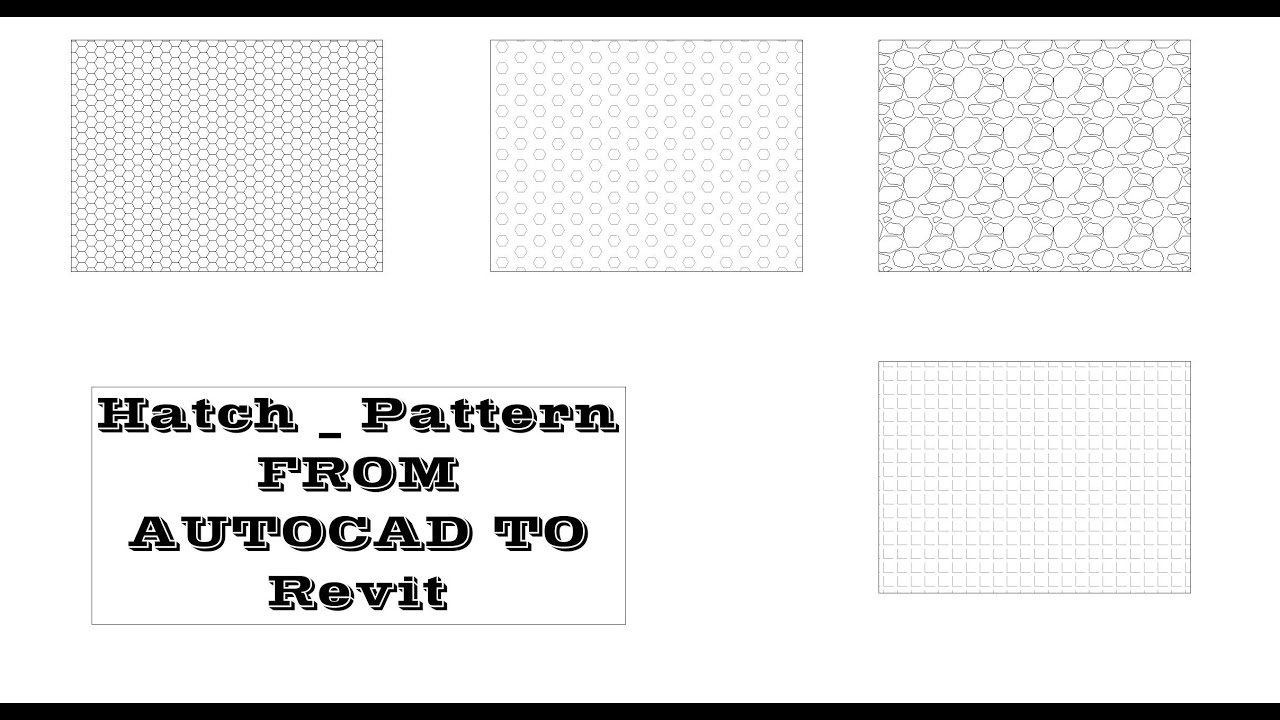 Revit Tutorial 7 How To Load A Hatch Pattern From Autocad Revit
