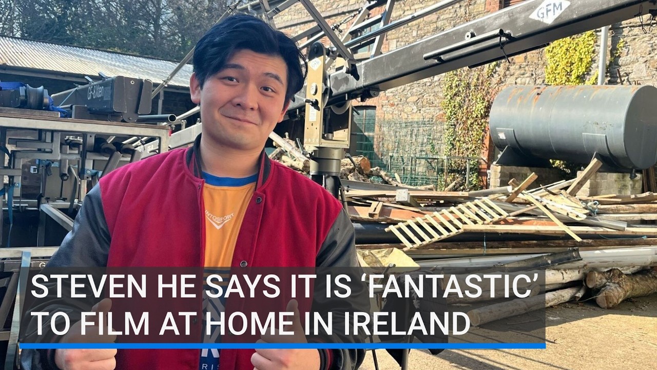 Steven He says it is ‘fantastic’ to film at home in Ireland - YouTube
