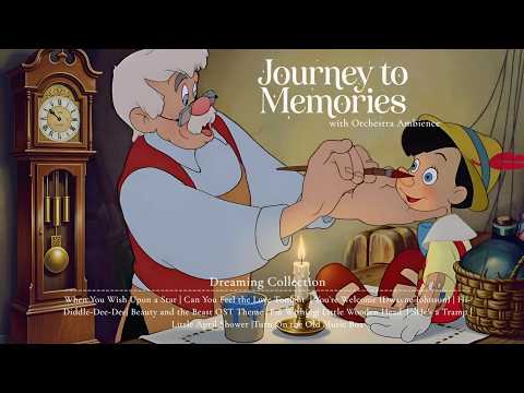 When You Wish Upon A Star in a Dream | Dreamy Disney Orchestral Playlist for Stress Relief 🕯️