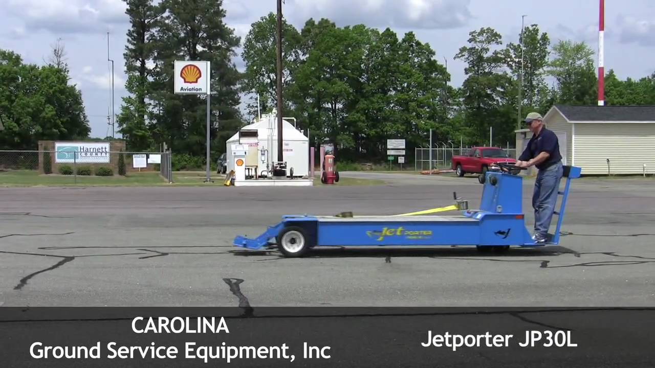 Tronair JetPorter JP30L Electric Aircraft Tug - YouTube