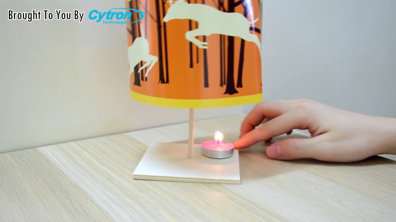 Making DIY Hot Air Rotating Lantern - YouTube