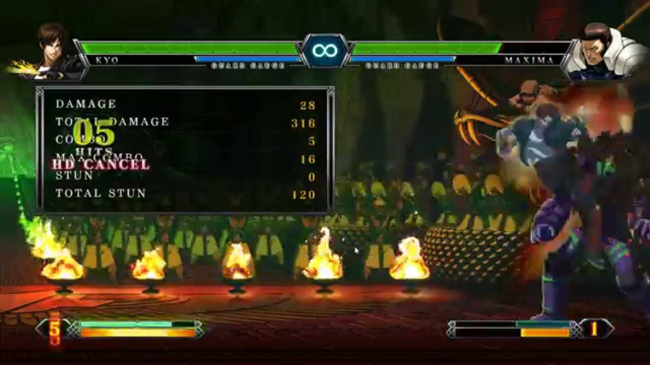 KOF XIII KYO HD Mode, 5Power Gauge [1033DMG] - YouTube