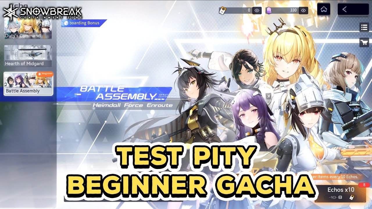 Test Pity di Beginner Gacha! | Snowbreak: Containment Zone - YouTube