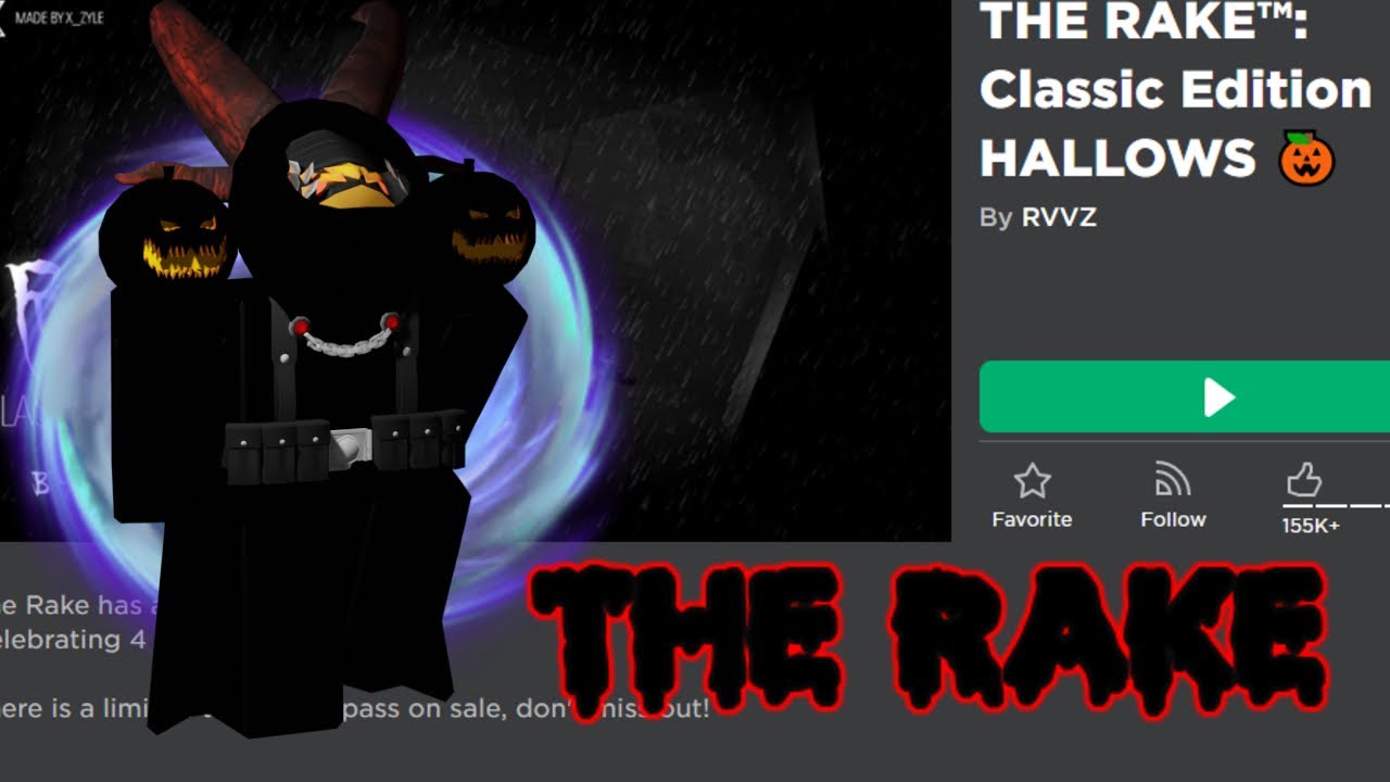 Roblox | Playing Rake with Fans (Roblox Horror Game) - YouTube