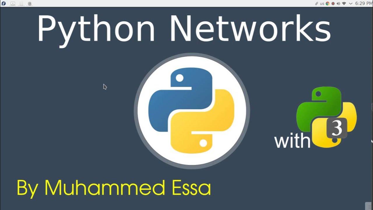 1 Python network programming مقدمة - YouTube