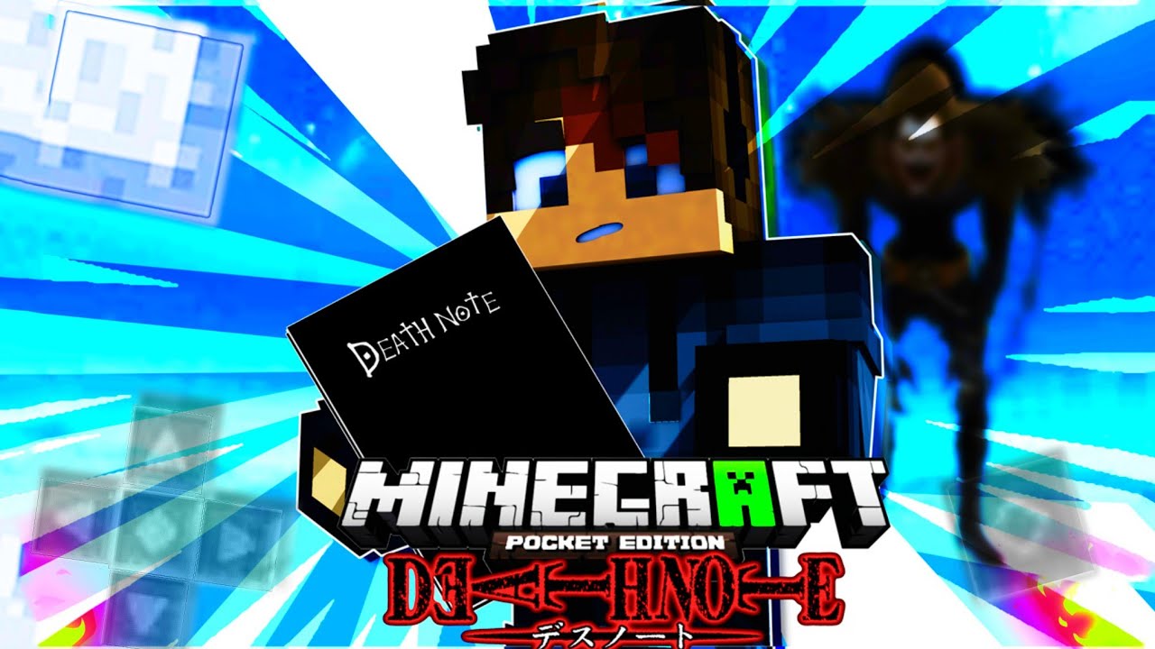 🔥DEATH NOTE ADDON para MINECRAFT PE 1.16 | Death Note ADDON For ...
