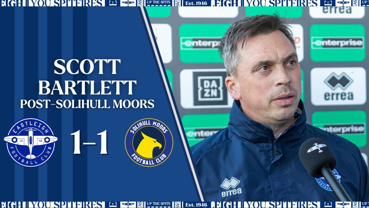 INTERVIEW | Scott Bartlett post-Solihull Moors draw - YouTube