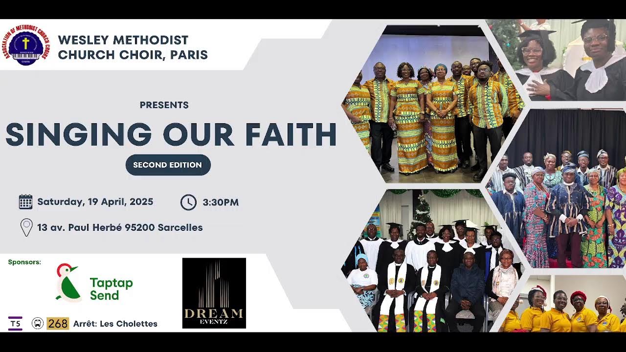 Wesley Methodist Church Choir, Paris Live Stream - YouTube