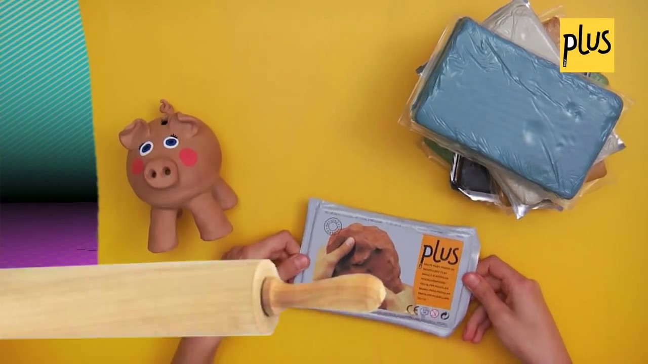 Modelar con arcilla natural que endurece al aire SIO-2 PLUS® - YouTube