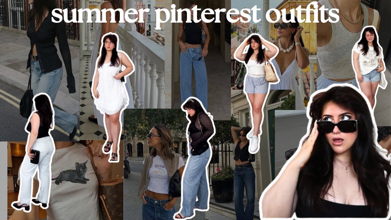 PINTEREST INSPIRED SUMMER OUTFITS | easy, wearable, already in your ...