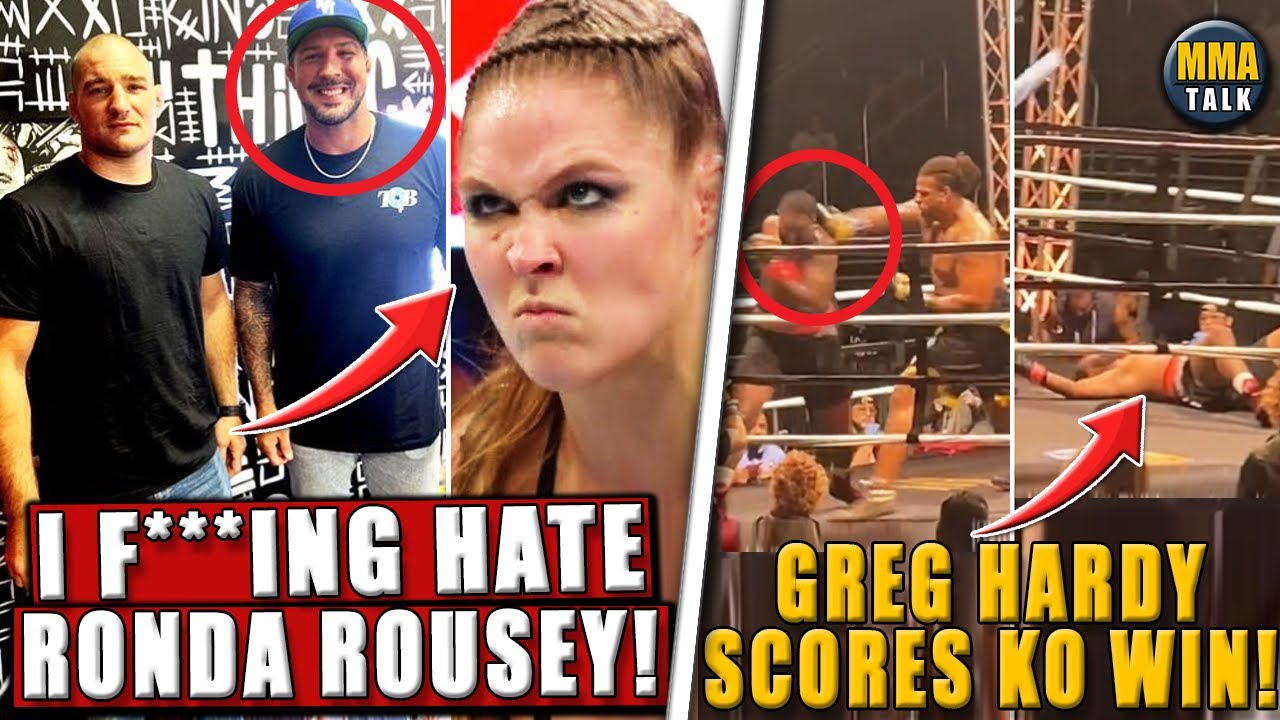 'UNSTABLE' Sean Strickland GOES OFF on Ronda Rousey! Greg Hardy GETS KO ...