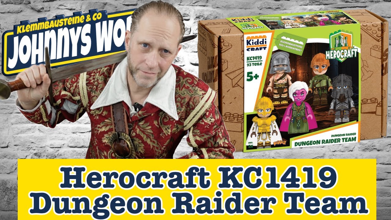 Never go alone! Take a Dungeon Raider Team von Kiddicraft Herocraft mit ...