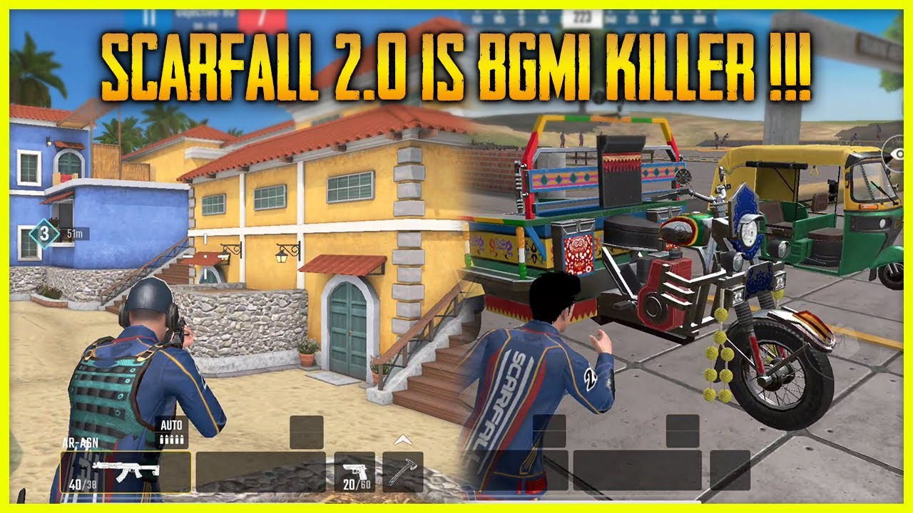 SCARFALL 2.0 A BGMI KILLER ?? | SCARFALL 2.0 GOA BEACH MAP GAMEPLAY IS ...