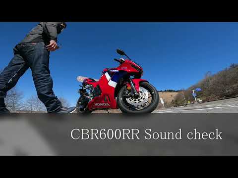 HONDA CBR600RR 2021 stock exhaust sound