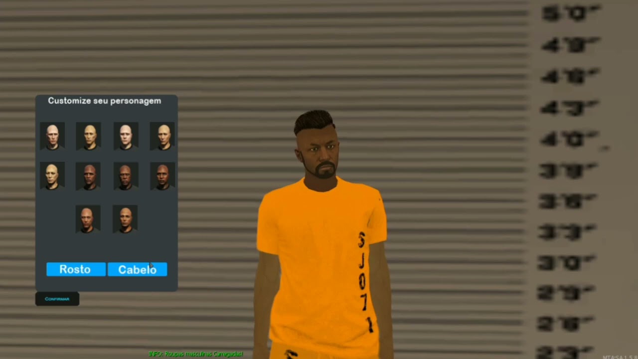 MTA Script Criar personagem no login atualização - YouTube