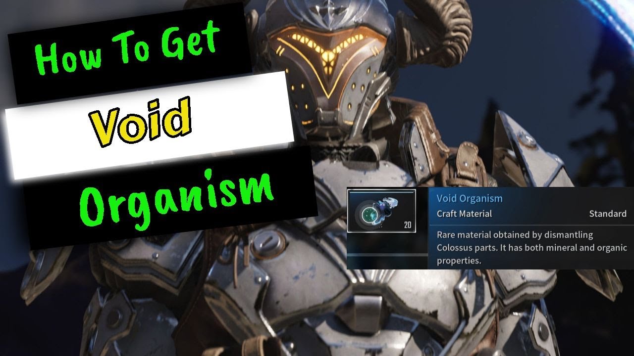 How To Get Void Organism Crafting material The First descendant new ...