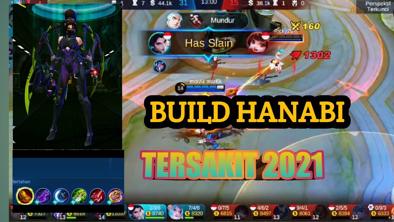 BUILD dan EMBLEM HANABI TERSAKIT 2021 - YouTube