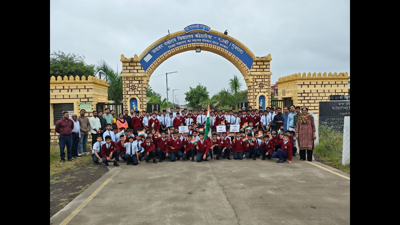 National Unity Day 2025 | JNV MORBI | #jnv #runforunity #viksitbharat ...