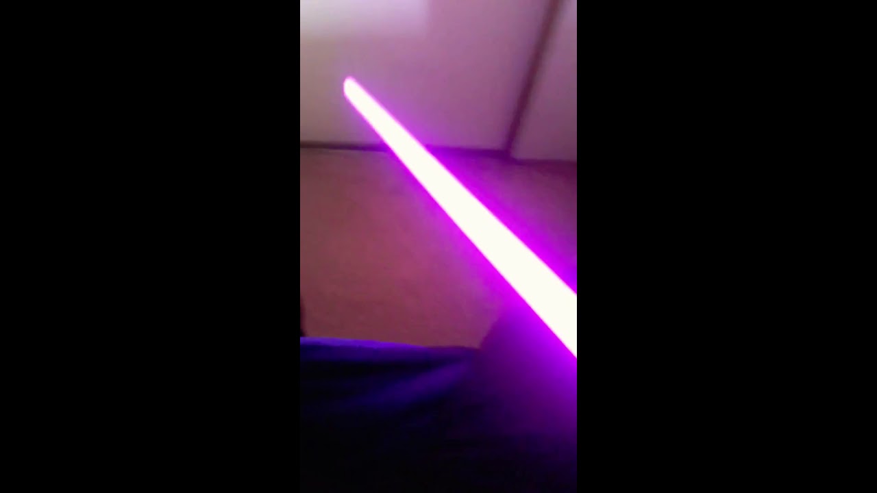 Mace Windu Purple Lightsaber - YouTube