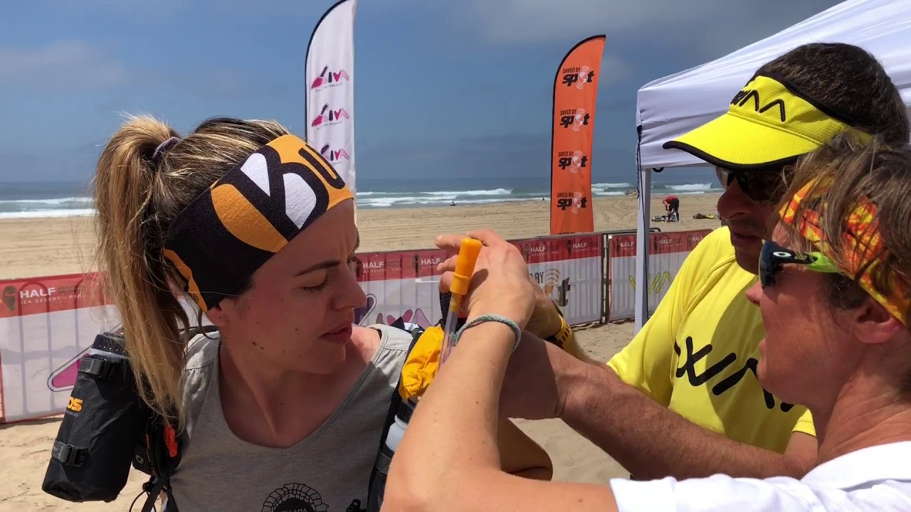 HALF MARATHON DES SABLES PERU 2018 - Technical checks - YouTube