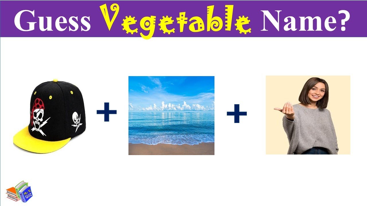Guess Vegetable Name by Images | Quiz - Connection Game | Mr ...