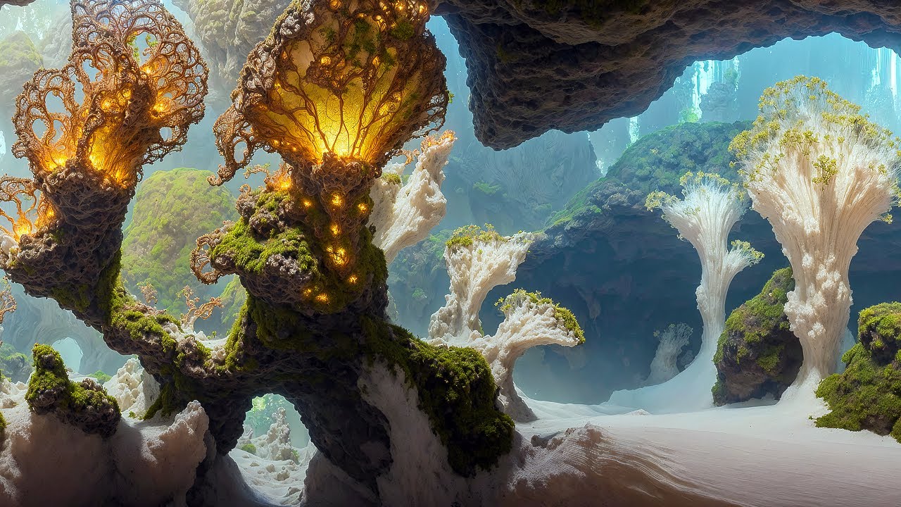 ARCADIA - dub ambient - ethereal soundscape with fantasy visuals - YouTube