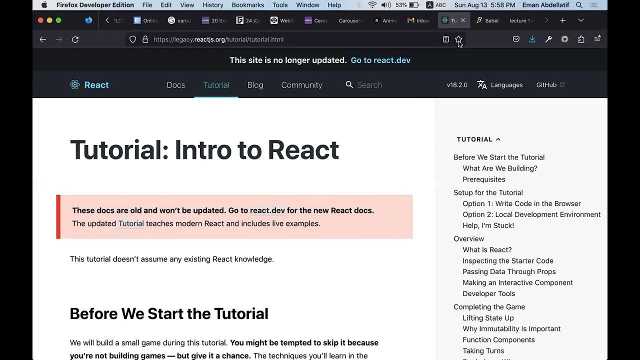 Dr. EmanAbdellatif *_^ create React component-part1 - YouTube