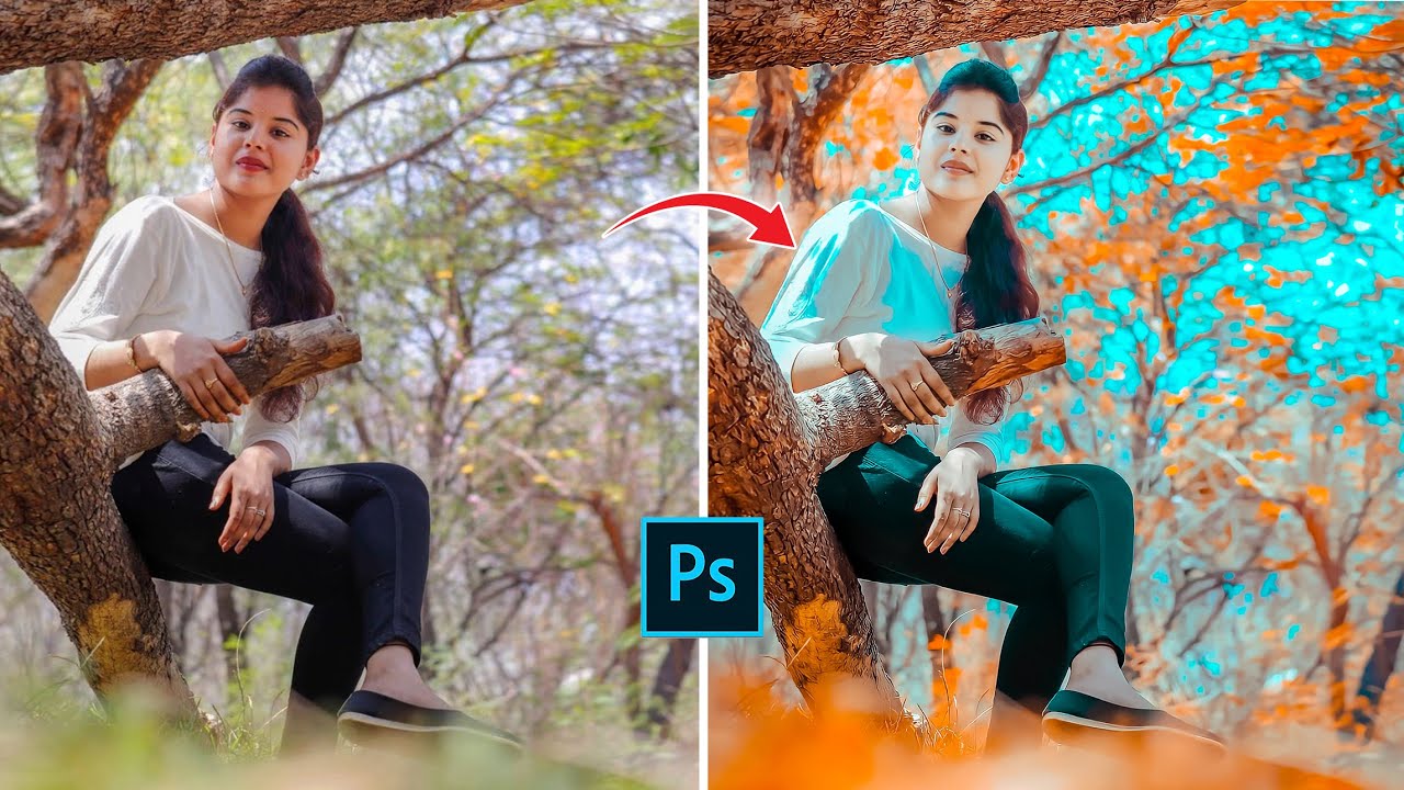 Attractive Teal Orange Color Photo Editing in Photoshop | Viral Photo ...