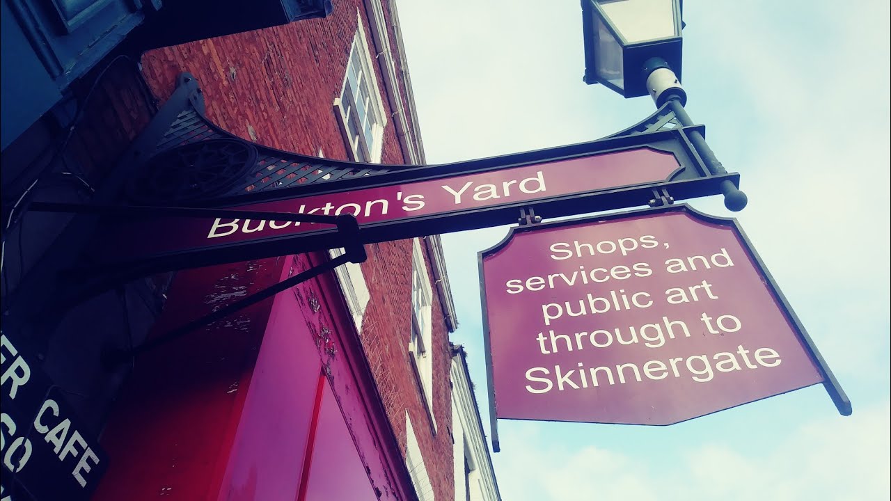 We explore Bucktons yard heritage trail Darlington - YouTube