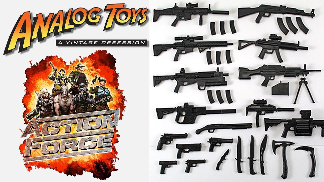 Action Force - Prototype Armaments Set - From Valaverse! - YouTube