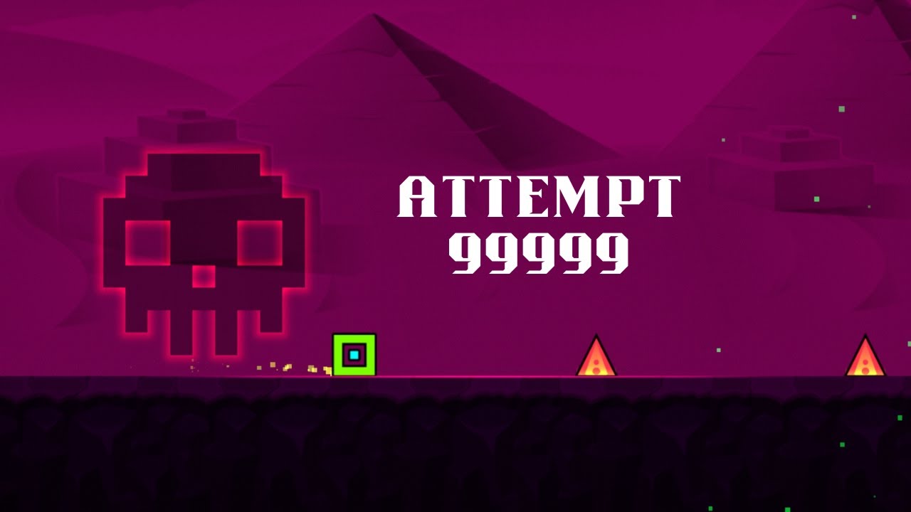 How I Tried 1000 Times in 24 Hours to Master Geometry Dash! (Part 1 ...