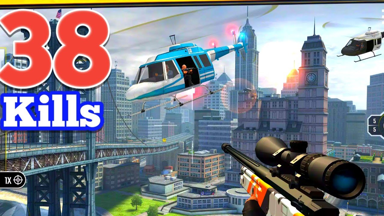 Pure sniper gun shooter | walkthrough gameplay 2023 - YouTube