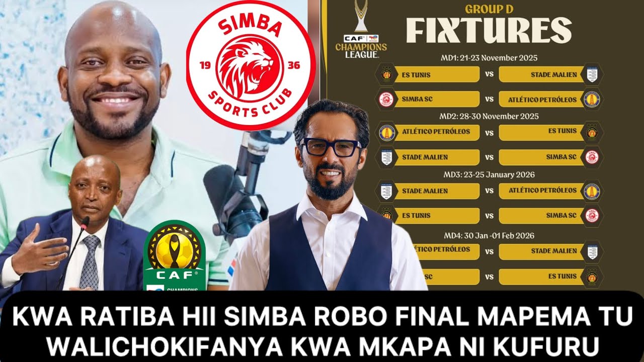 AMBANGILE: KIKAO KIZITO MO ATOA TAMKO | GIANT SIMBA KUBEBWA NA RATIBA ...