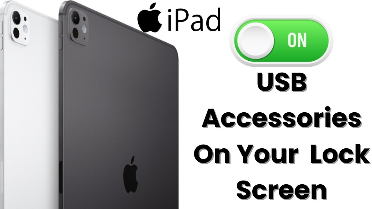 How To Enable USB Accessories On Your iPad Lock Screen - YouTube