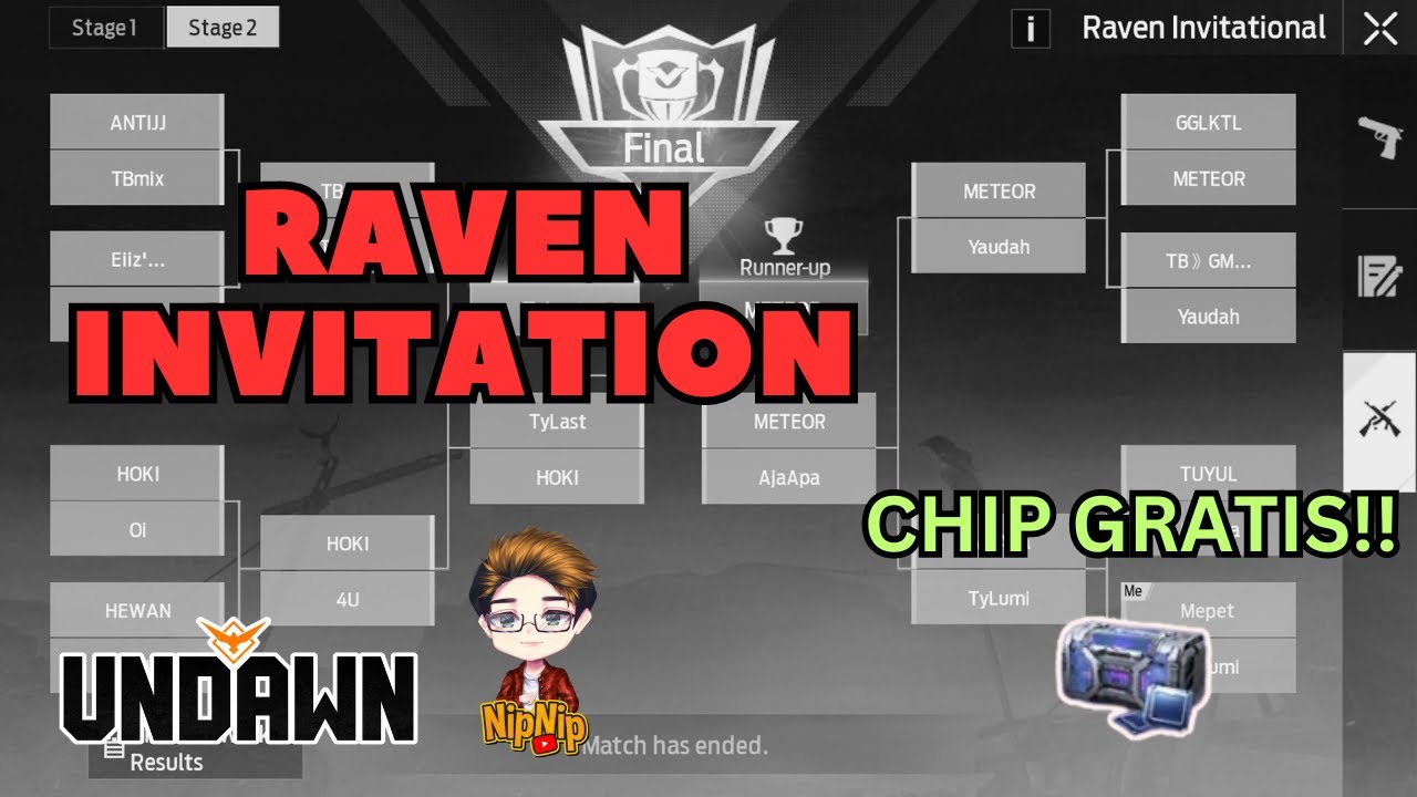 NICE TRY DI FINAL RAVEN INVITATION GES | GARENA UNDAWN (ANDROID/IOS/PC ...