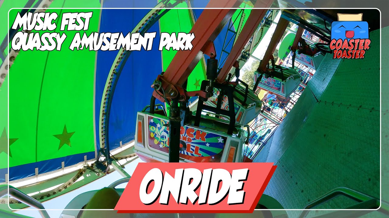 Music Fest - Quassy Amusement Park - Chance Rides - Thunderbolt | POV ...