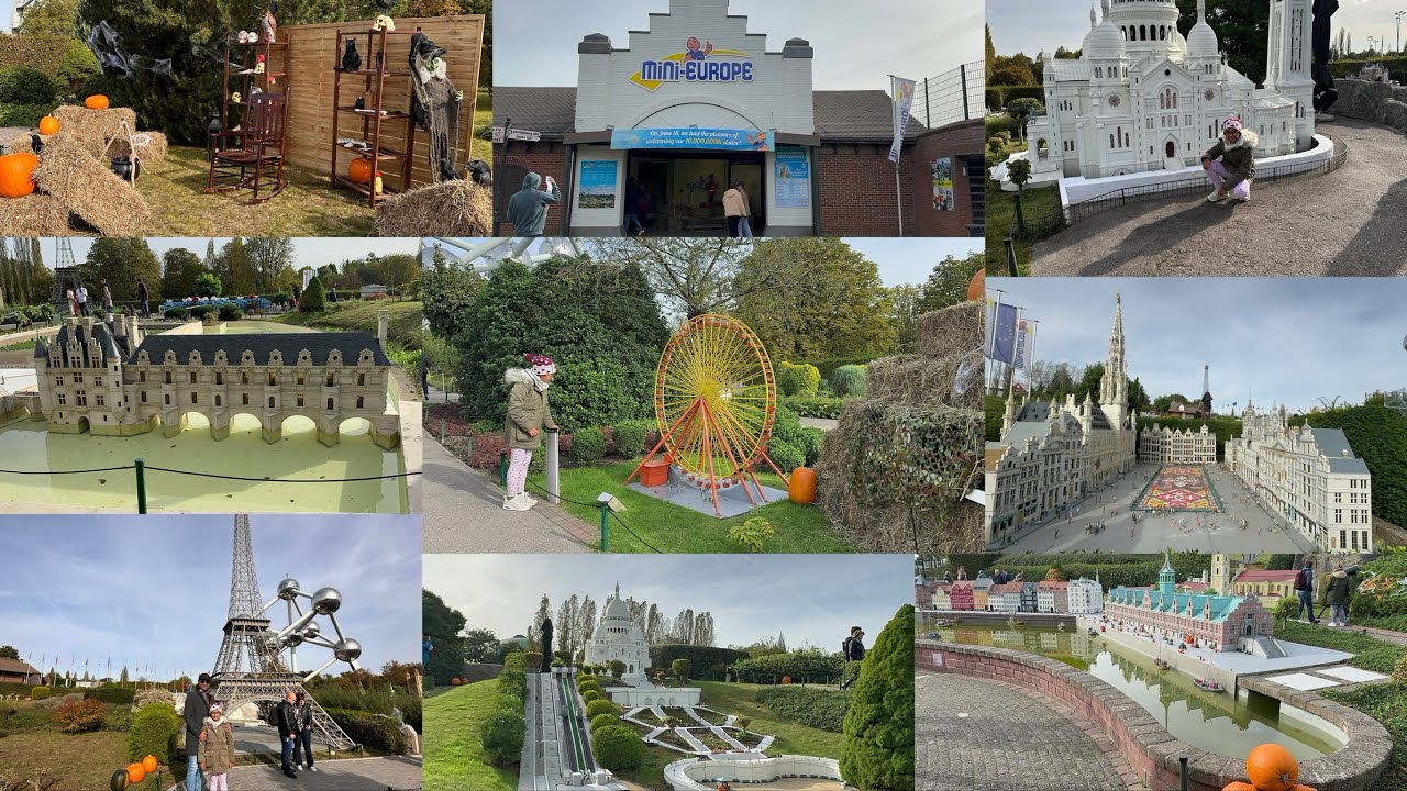 Mini-Europe In Belgium at Brussels | Halloween Themed in Mini-Europe ...