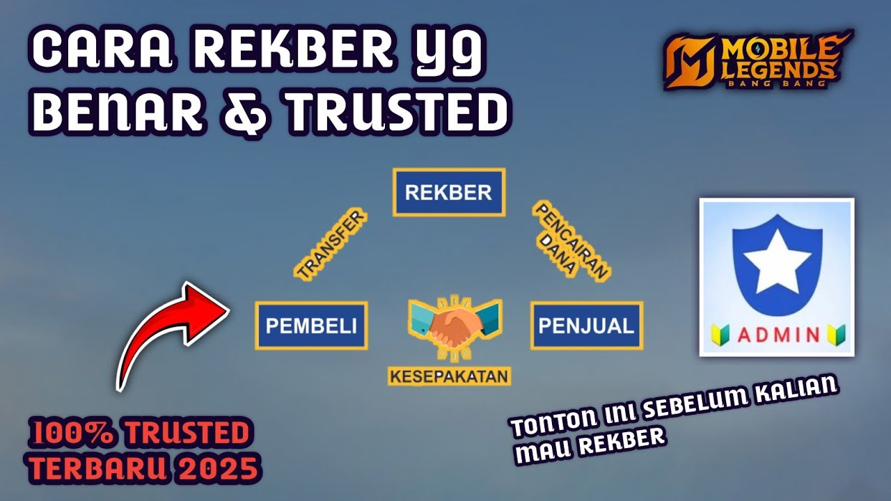 CARA REKBER AKUN MOBILE LEGEND YG BENAR DAN TRUSTED 2025 - YouTube