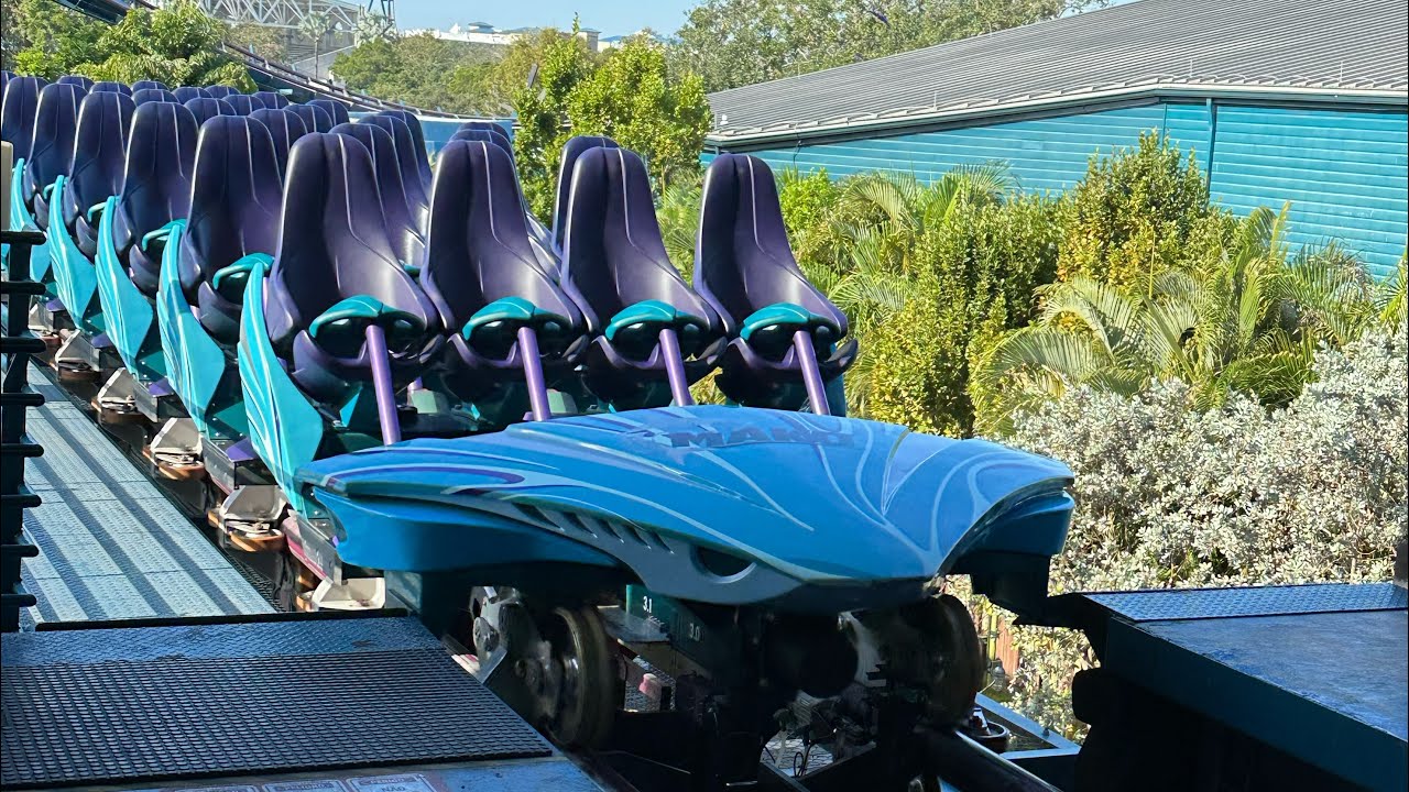 Mako Back row SeaWorld Orlando 4K - YouTube