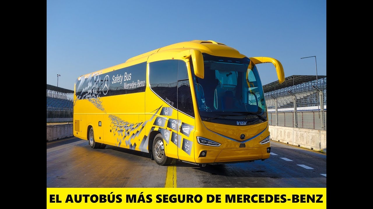 Conoce el autobús Mercedes-Benz más seguro: "Safety Bus" - YouTube