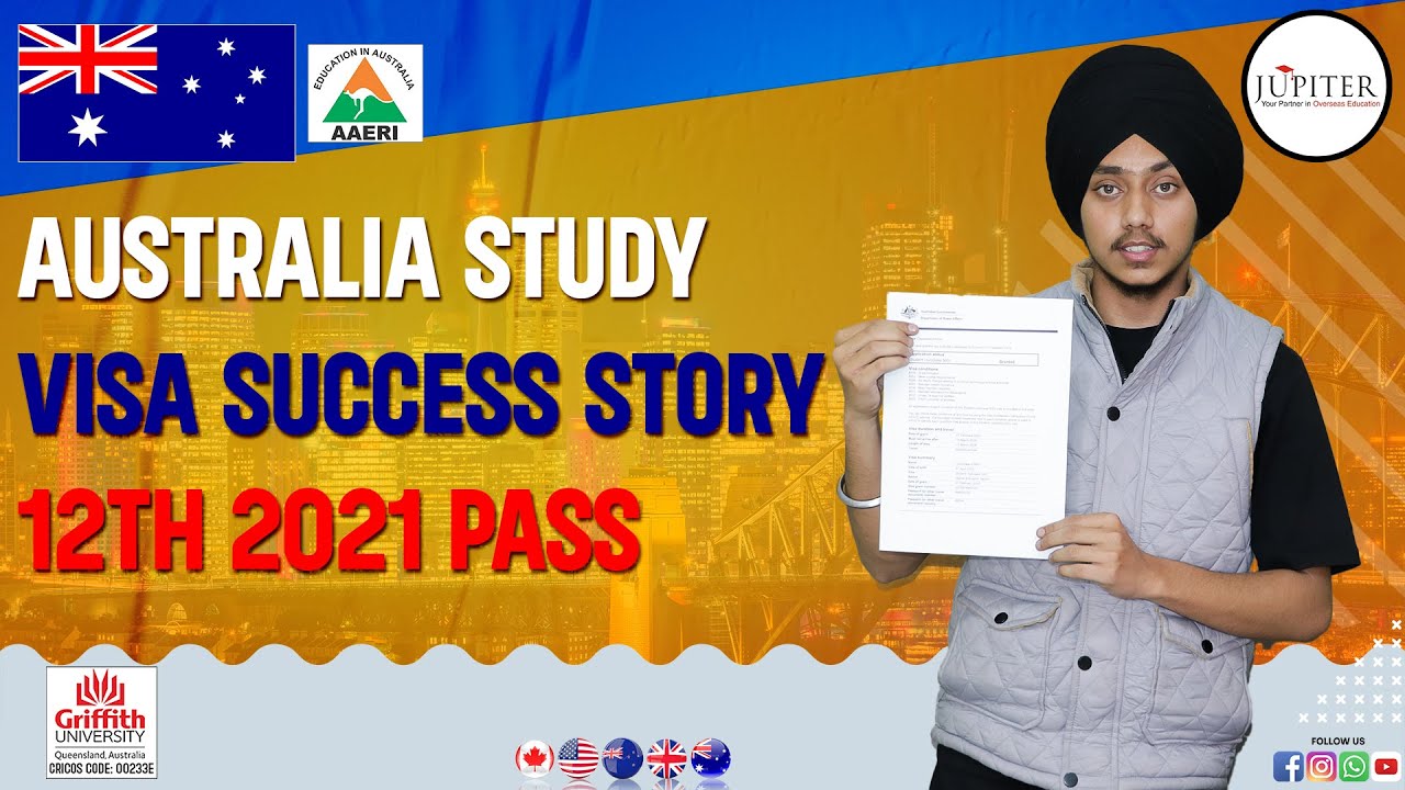 Australia Study Visa Success Story | 12th 2021 Pass 🇦🇺 - YouTube