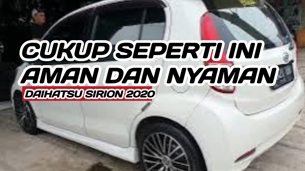 Daihatsu sirion upgeade velg milano Ring 16 - YouTube