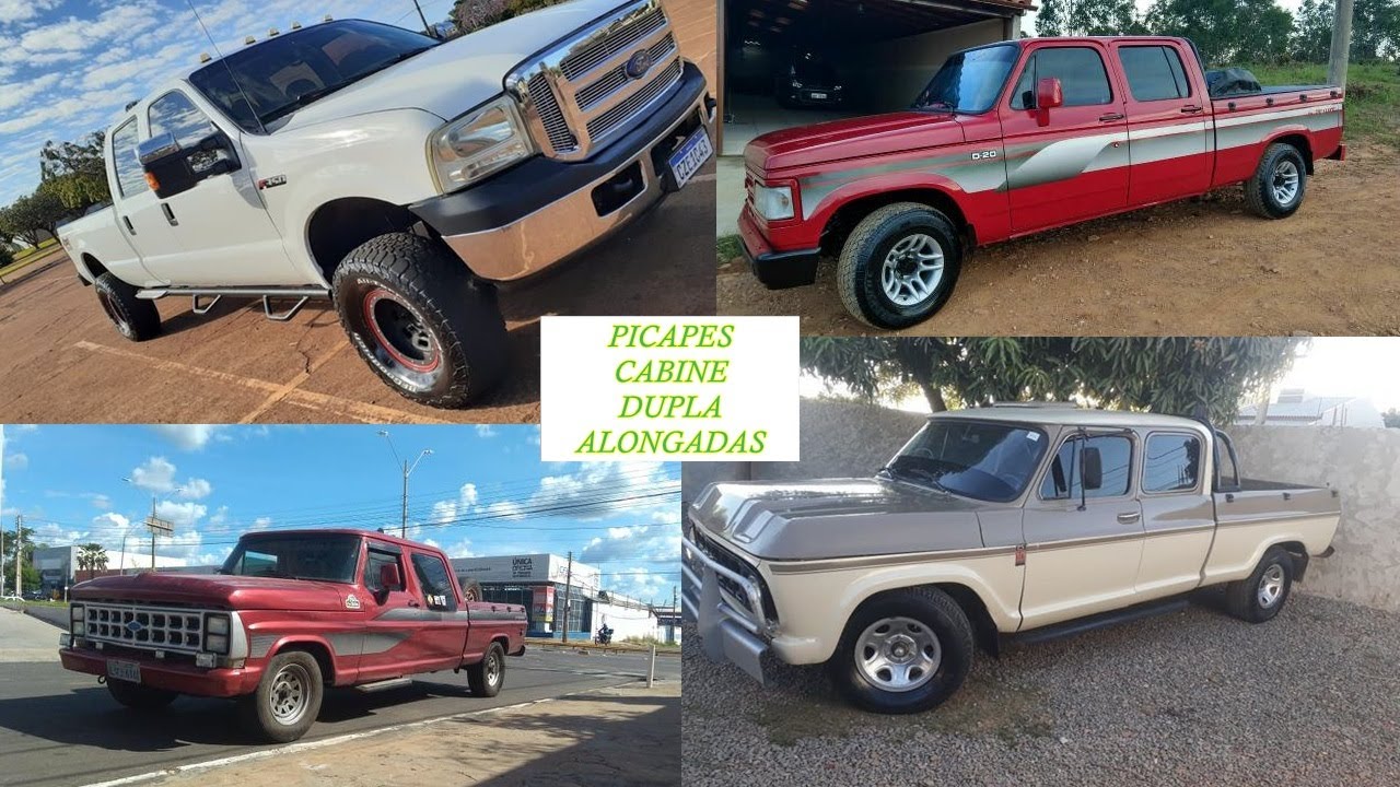 Picapes diesel cabine dupla alongadas a venda - YouTube