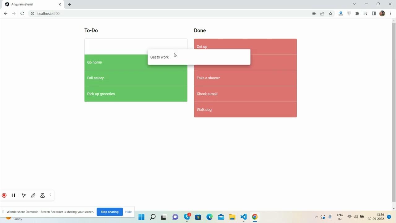 Angular Material 14 Drag Drop Working Demo - YouTube