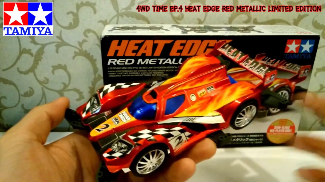 TAMIYA 4WD time EP 4 Heat Edge Red Metallic Limited Edition - YouTube
