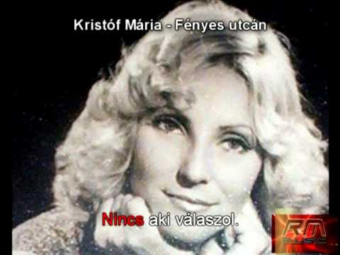Kristóf Mária - Fényes utcán MAGYAR Karaoke - YouTube