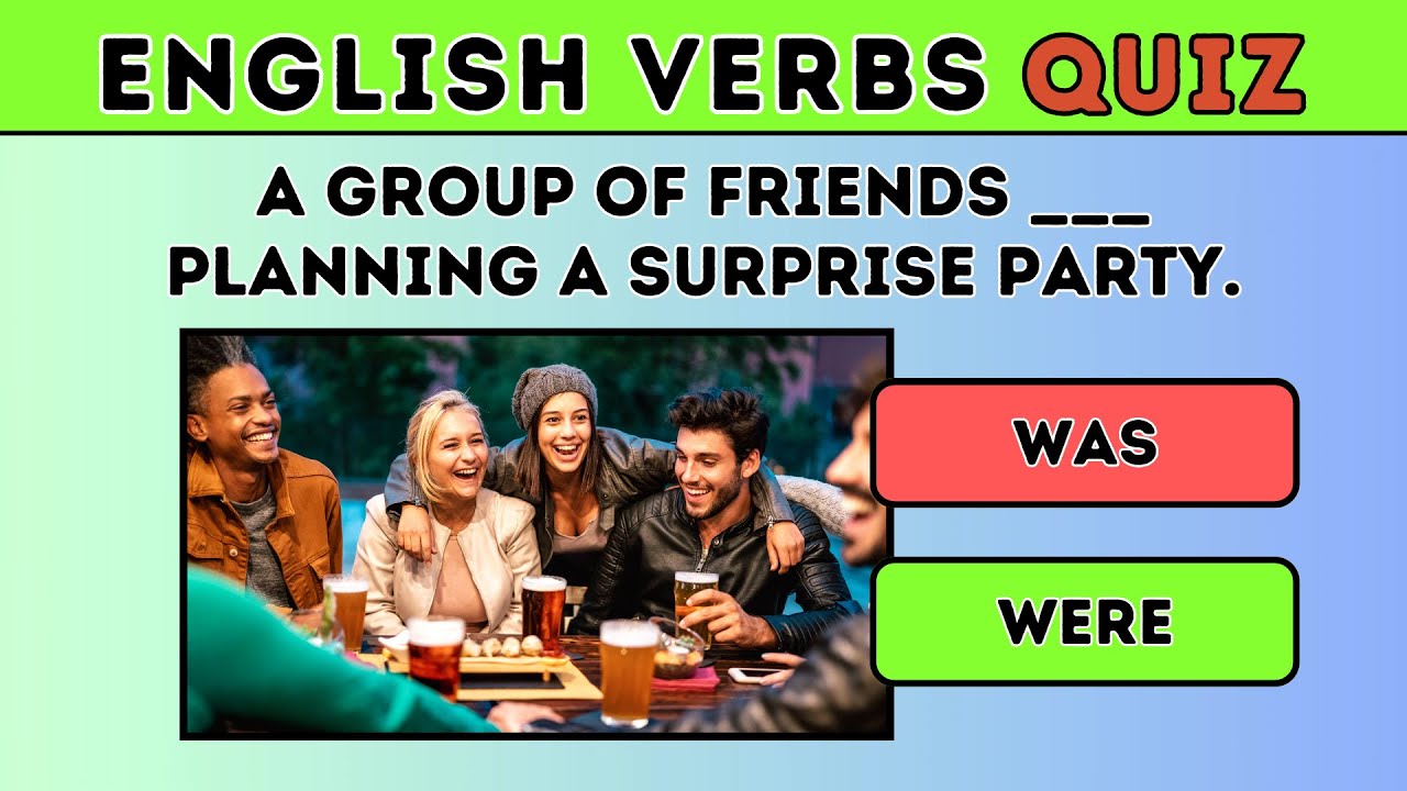 English Verbs 'WAS, WERE' | Learn English | Basic English Quiz - YouTube
