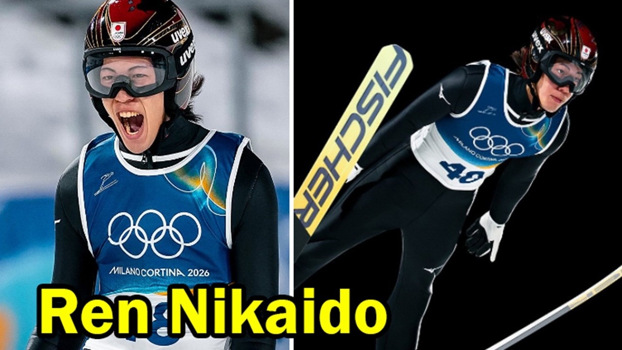 Ren Nikaido Wins Silver - men's individual large hill ski jumping ...